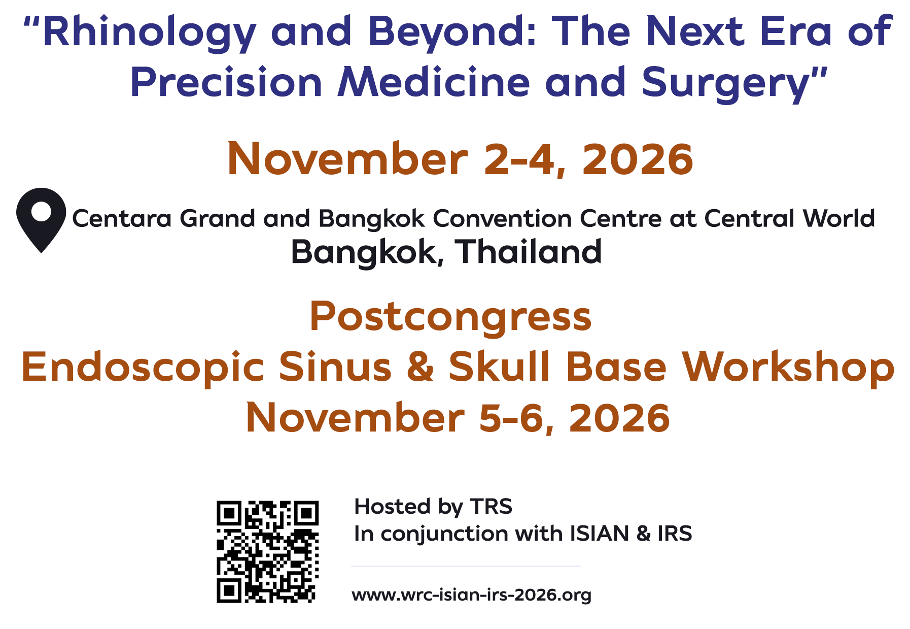 World Rhinology Congress 2026 (WRC 2026) - World Rhinology Congress 2026